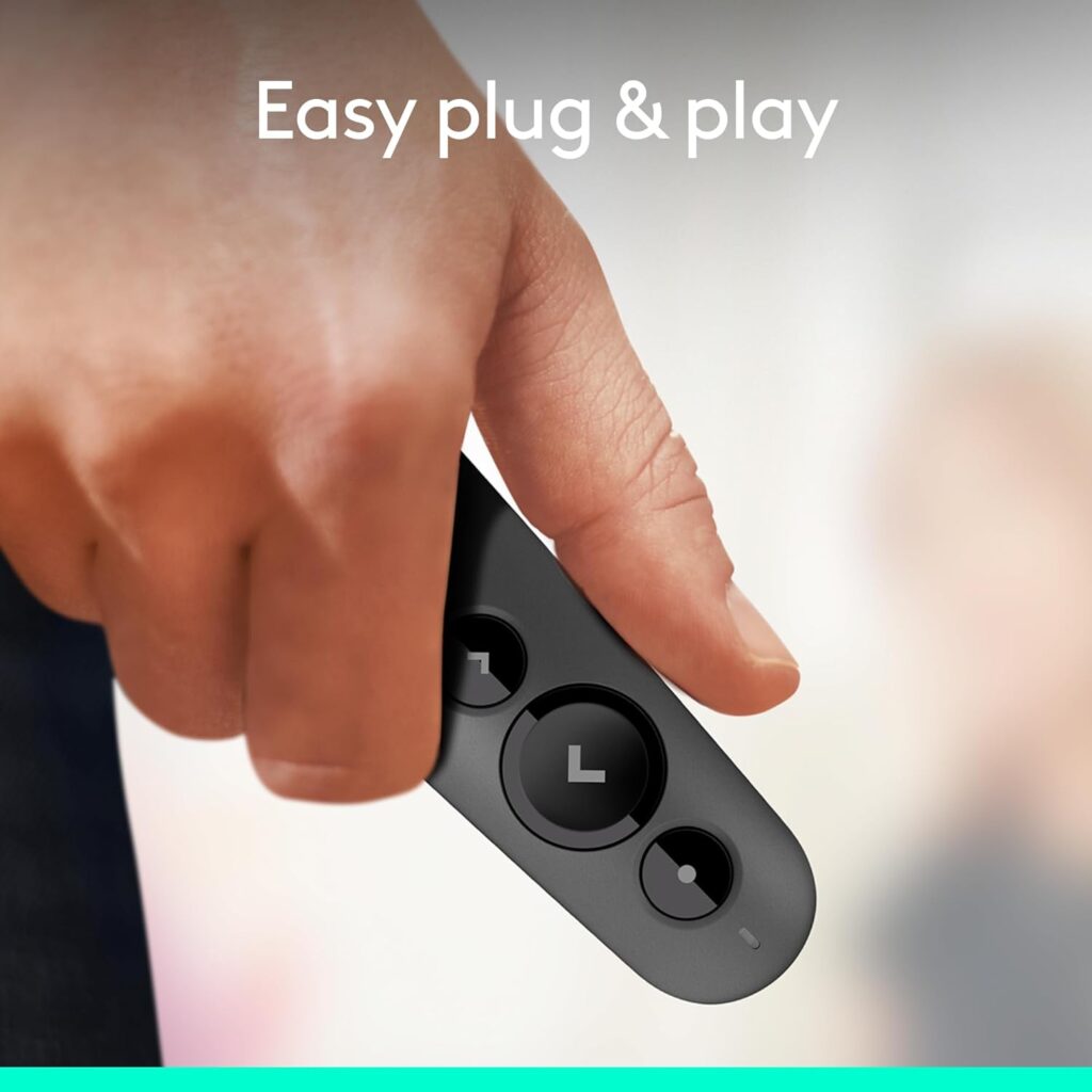 Logitech Wireless Presenter R500s Wireless Presentation Remote ...