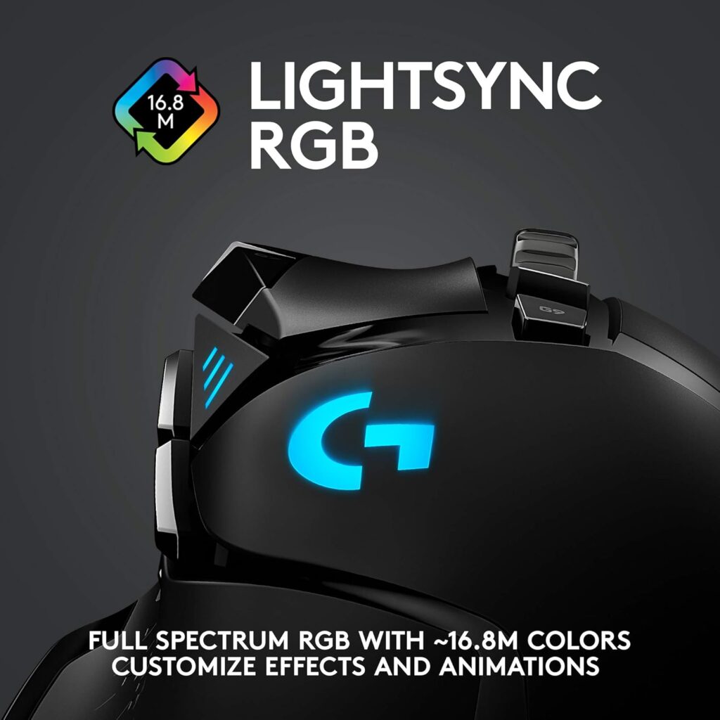 Logitech G502 Lightspeed Wired Gaming Mouse with Hero 25K Sensor ...